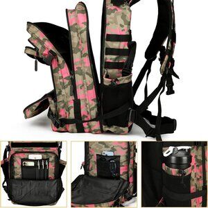 Lovelinks | Bags | Pink Camo 25l Tactical Backpack For Men Women ...